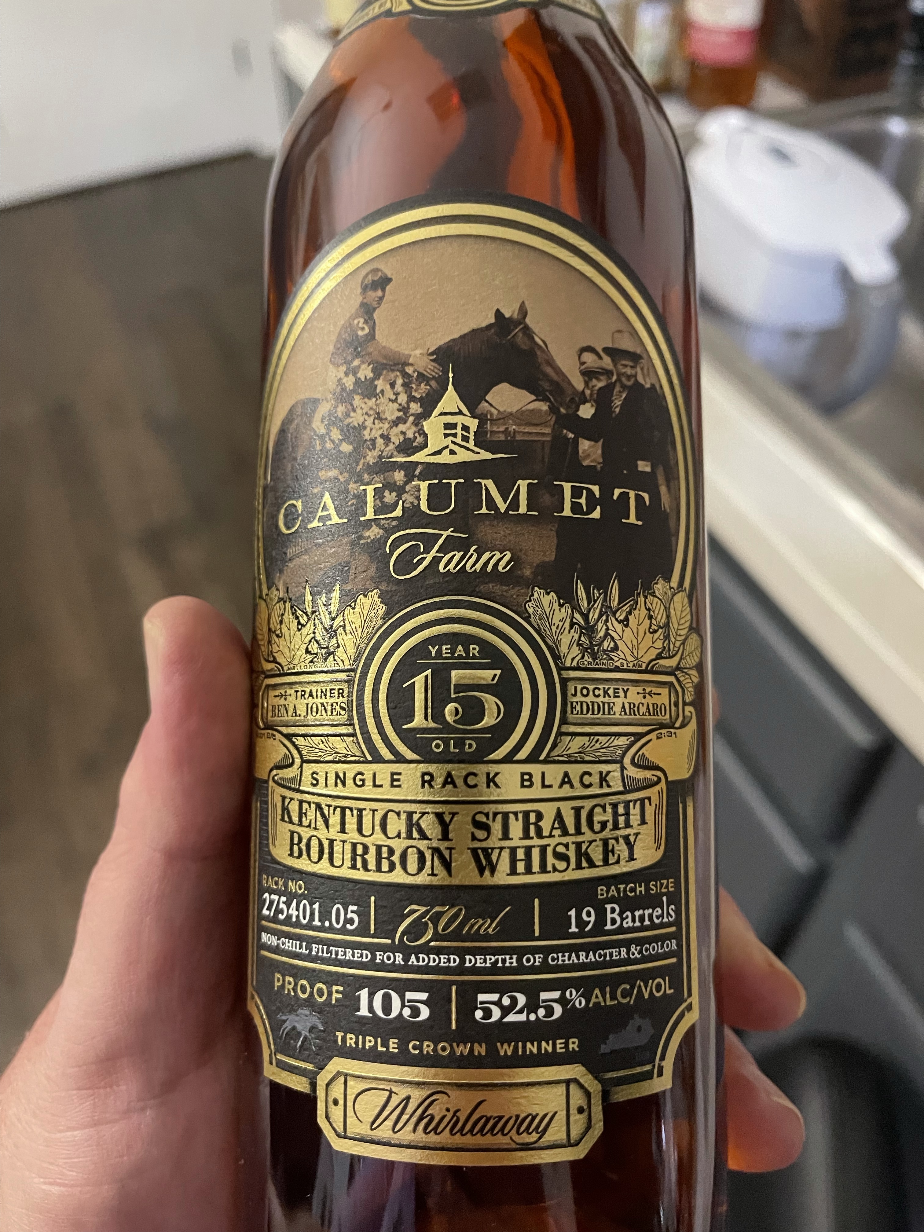 Tasting Notes: Calumet Farms 15 year old Rack Black Kentucky Straight ...